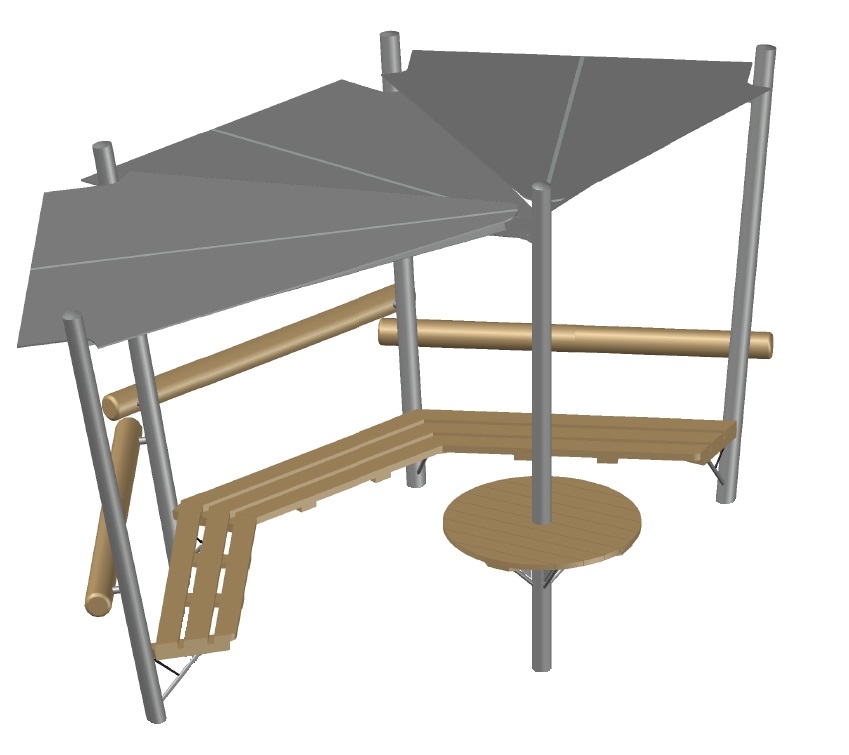 Shaded Seating Area - Goric Marketing Group USA, Inc.